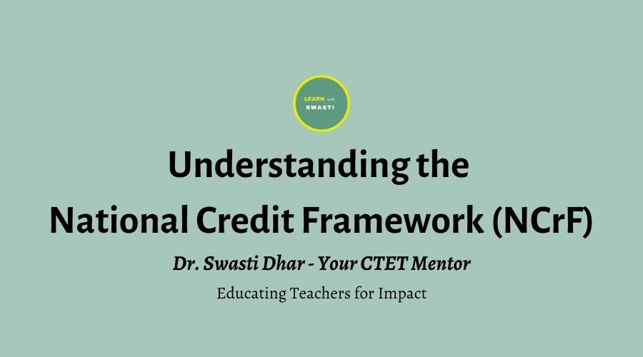 Understanding the New national Credit Framework by the Ministry of ...